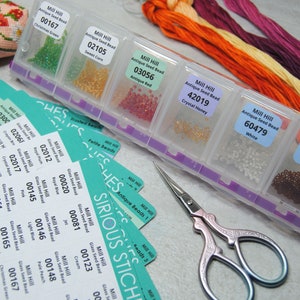Mill Hill Labels - Organize Your Seed Beads With Large Font Number ...