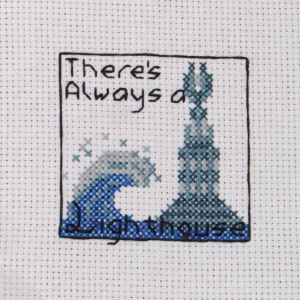 Bioshock Cross Stitch Pattern - There's Always a Lighthouse - Small ...