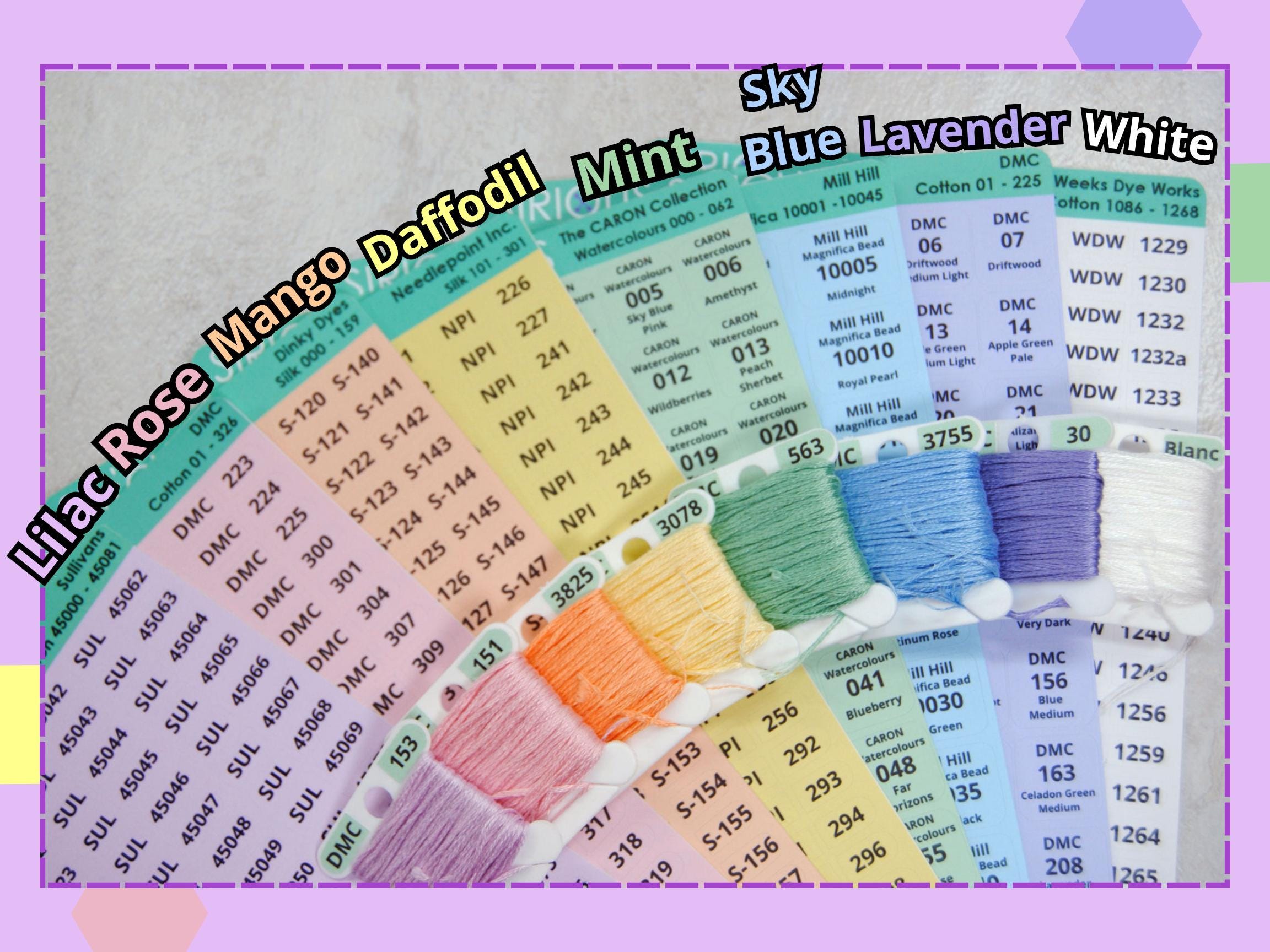 Anchor Thread Drop Labels - Organize Annie's Keepers and Floss Drops ...