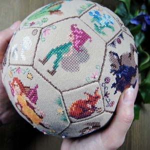 Faerie Quaker Ball Cross Stitch Pattern - Fairy Tale 3D Design - DIY ...