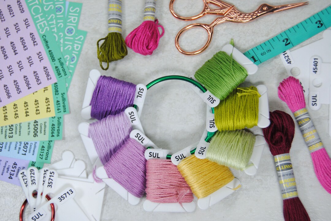 Sullivans Thread Labels - Organize Your Bobbins With Large Font Number ...