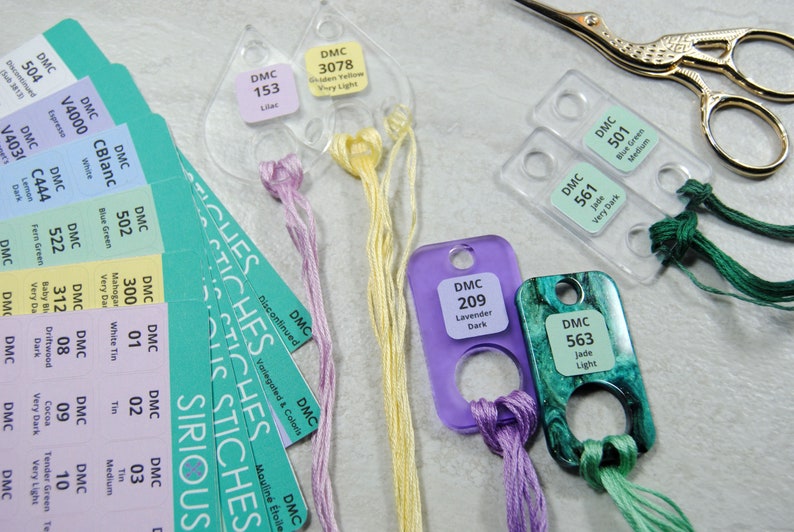 DMC Thread Drop Labels Organize Your Annie's Keepers and - Etsy