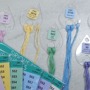 DMC Thread Drop Labels - Organize Your Annie's Keepers and Floss Drops ...