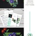 Witcher Cross Stitch Pattern - Axii Sign Floral Art Design - DIY ...