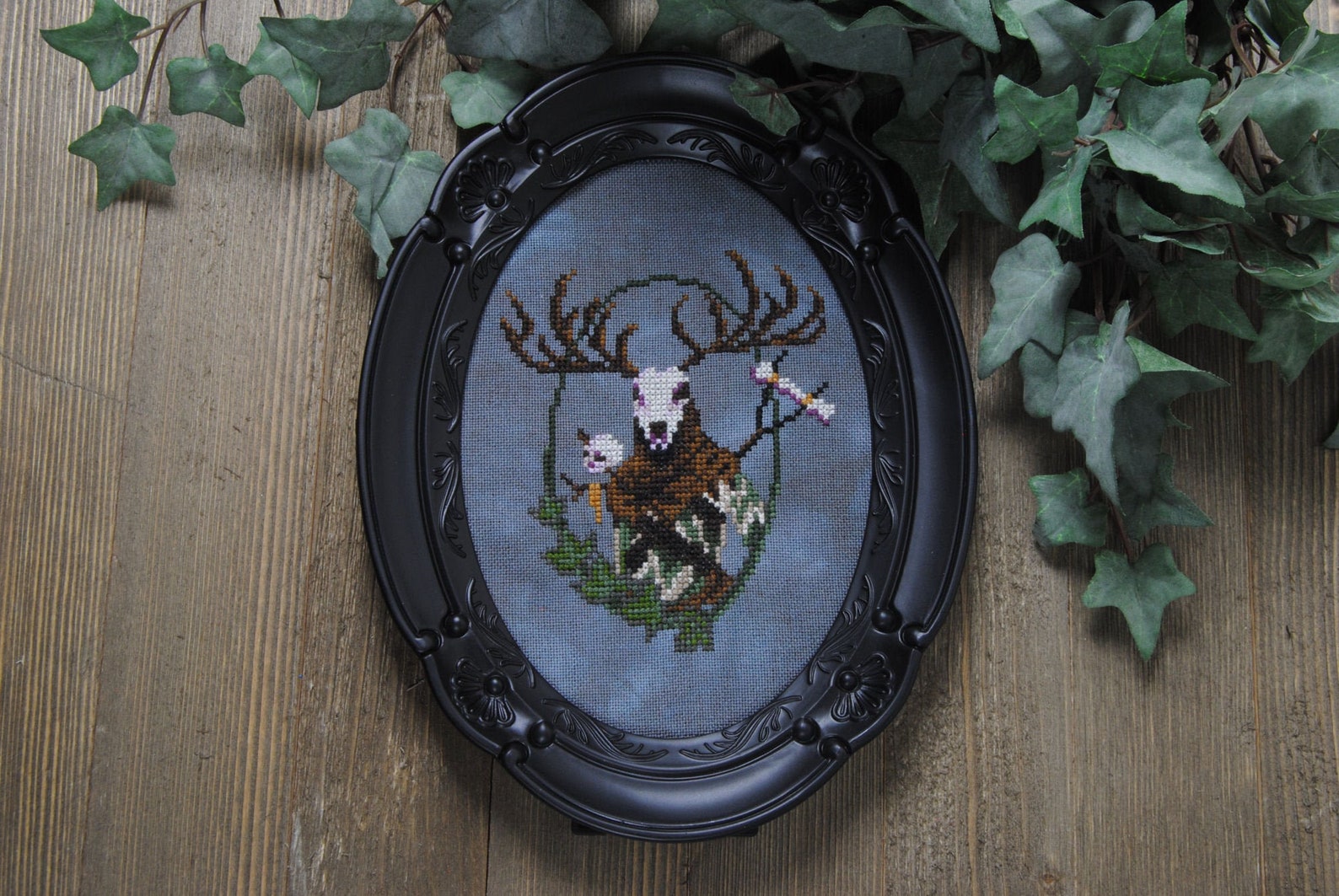 Leshen Cross Stitch Pattern Witcher 3 Leshy Design Forest - Etsy