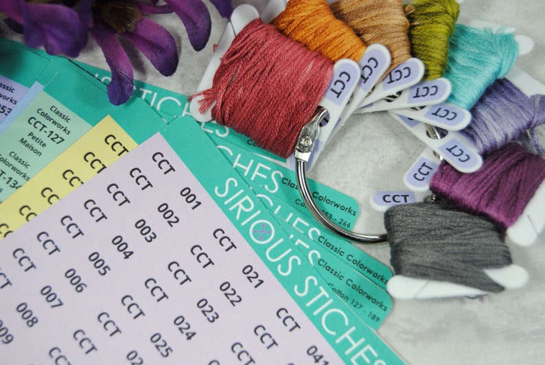 Classic Colorworks Thread Labels Organize Your Bobbins With - Etsy