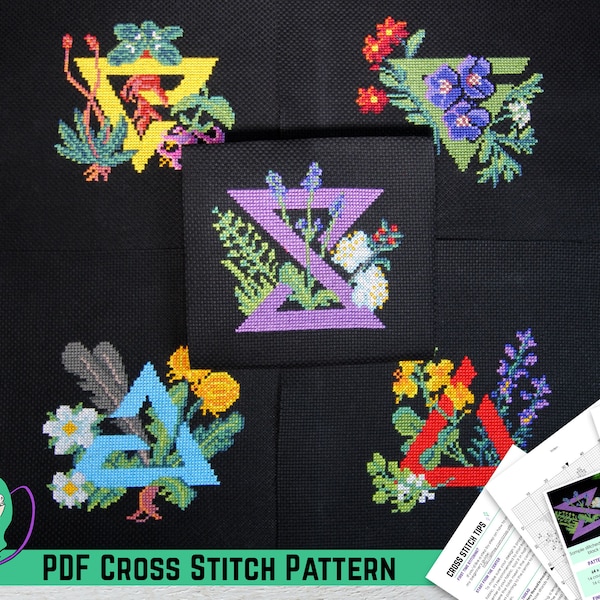 Cross Stitch Sign - Etsy