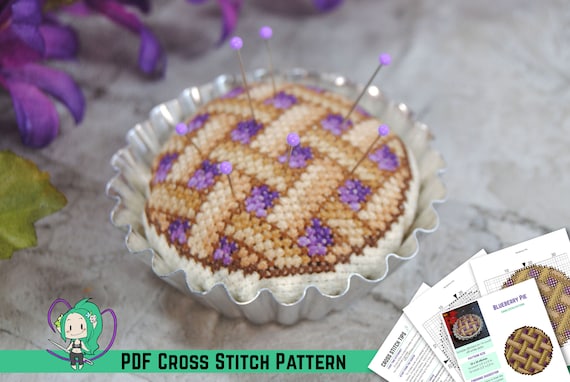 Apple Pie Cross Stitch Pattern
