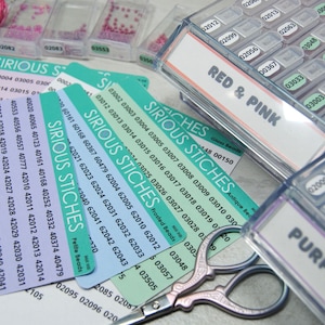 Mill Hill Labels - Organize Your Seed Beads With Large Font Number ...