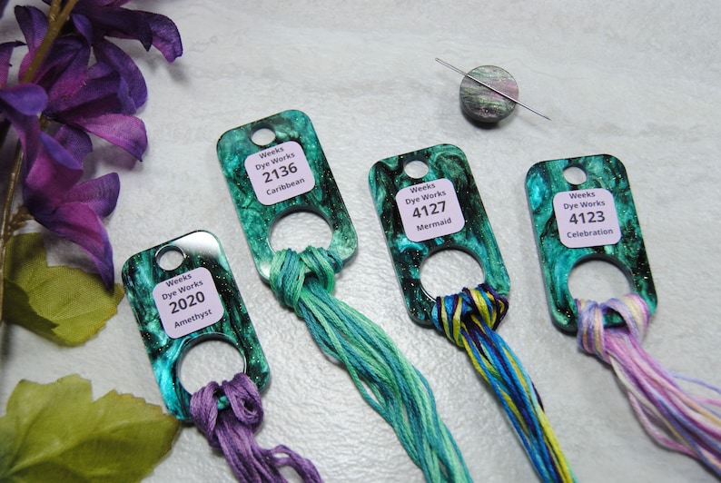 Weeks Dye Works Thread Drop Labels Organize Your Overdyed - Etsy