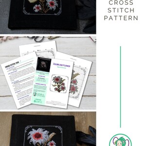 Bloodborne Cross Stitch Pattern - Coldblood Flower - Loran Flower Study ...