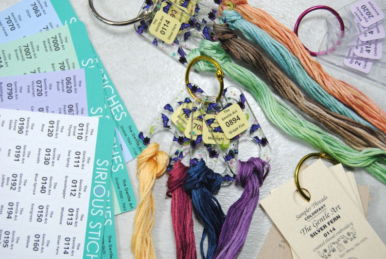The Gentle Art Thread Drop Labels - Organize Your Overdyed Thread on ...