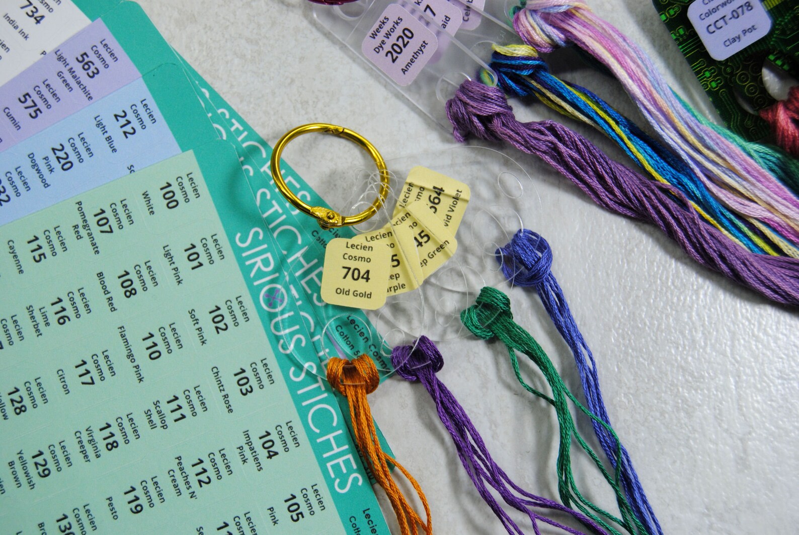 Lecien Cosmo Thread Drop Labels Organize Annie's Keepers - Etsy