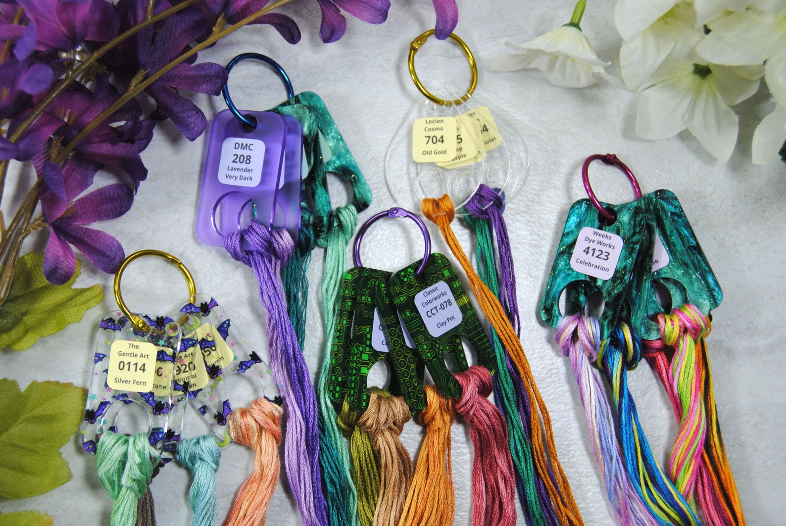 The Gentle Art Thread Drop Labels Organize Your Overdyed - Etsy