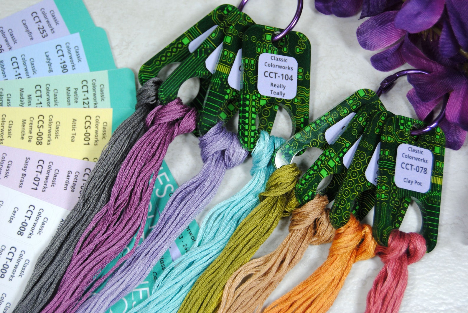 Classic Colorworks Thread Drop Labels Organize Your Overdyed - Etsy