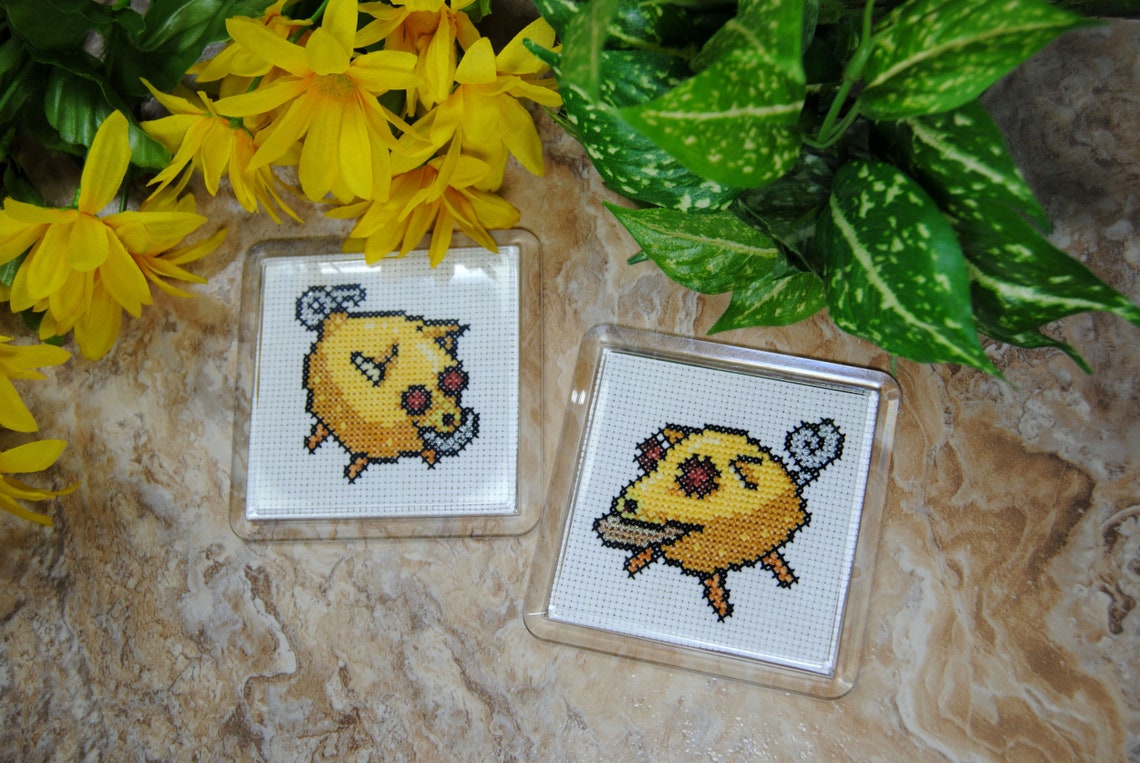 Lemon Pig Cross Stitch Patterns - New Year's Good Luck Charm Design ...