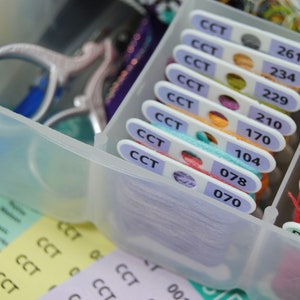 Classic Colorworks Thread Labels - Organize Your Bobbins With Large ...