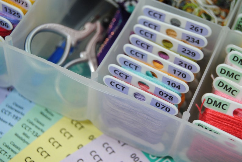 Classic Colorworks Thread Labels Organize Your Bobbins With - Etsy