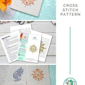 Final Fantasy Cross Stitch Pattern - Crystal Chronicles Yuke Crest ...