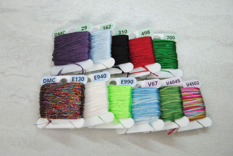 DMC Thread Labels NUMBERS ONLY Organize Your Bobbins With - Etsy