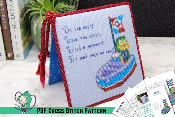 Animal Crossing Cross Stitch Pattern Kapp'n | Etsy