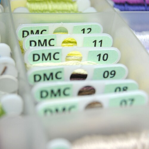 DMC Thread Labels NUMBERS ONLY Organize Your Bobbins With - Etsy