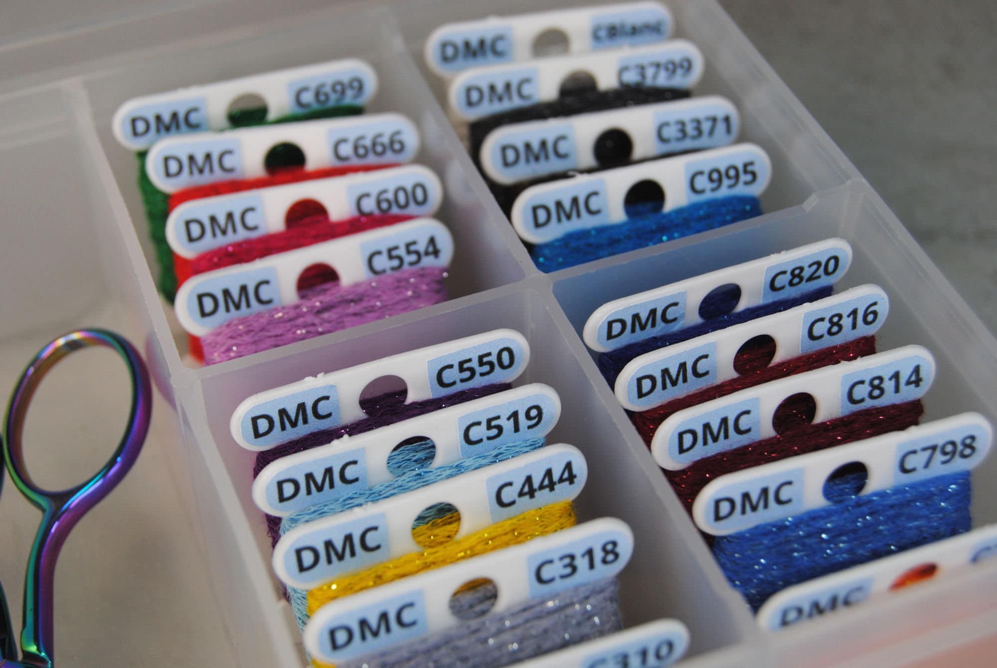 DMC Thread Labels Organize Your Bobbins With Large Font | Etsy