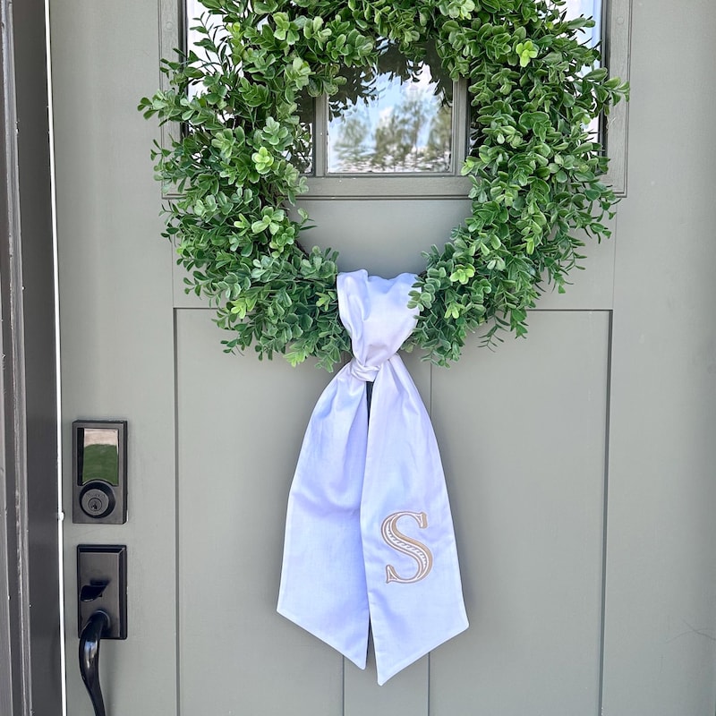Ribbon Door Wreath - Etsy