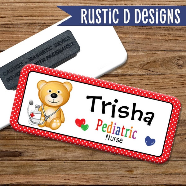 Pediatric Name Tag - Etsy