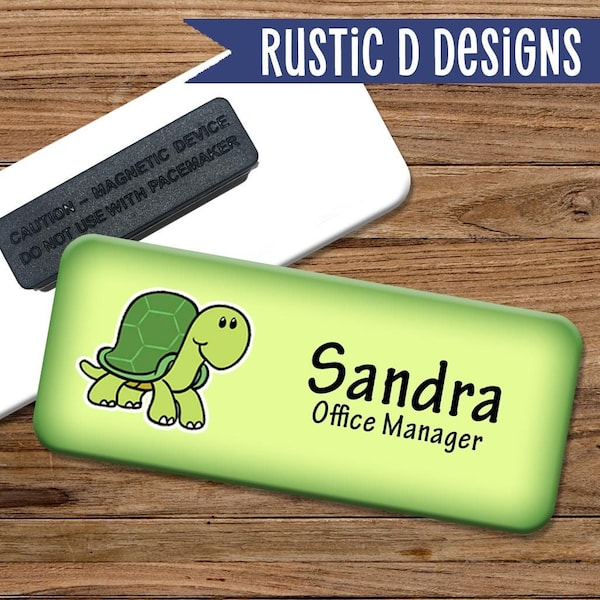Sea Turtle Name Tag - Etsy