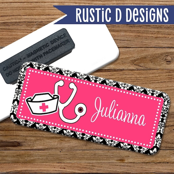 Nurse Name Tag - Etsy