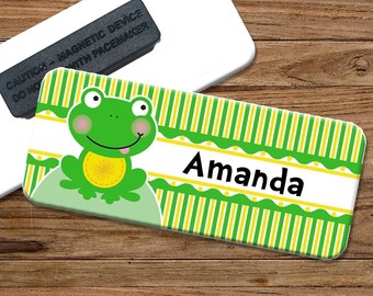 Frog Name Tag - Etsy
