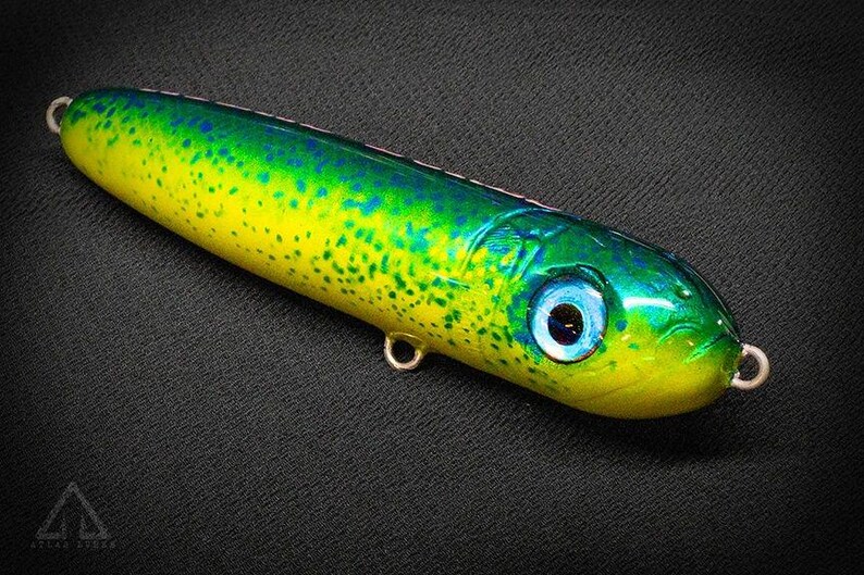 Handmade Resin Fishing Lure: Saltwater Tuna, Striped Bass, Muskie - Etsy