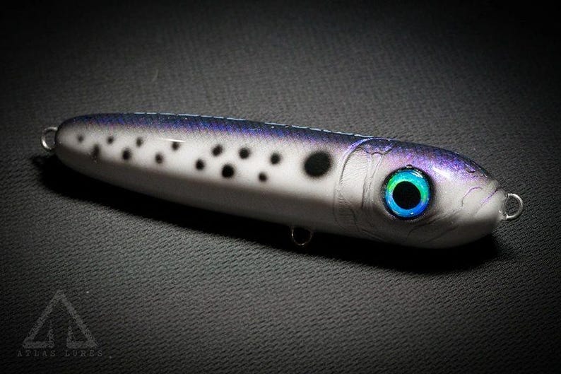 Handmade Resin Fishing Lure: Saltwater Tuna, Striped Bass, Muskie - Etsy