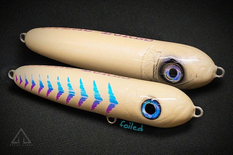 Handmade Resin Fishing Lure: Saltwater Tuna, Striped Bass, Muskie - Etsy