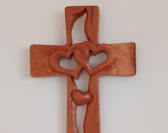 Cherry Wood Cross - Etsy
