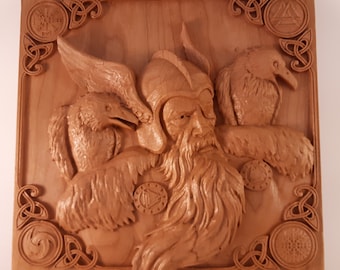 Odin Wood Carving - Etsy