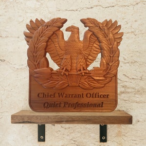 Army Warrant Officer Eagle Personalized Plaque - Retirement or ...