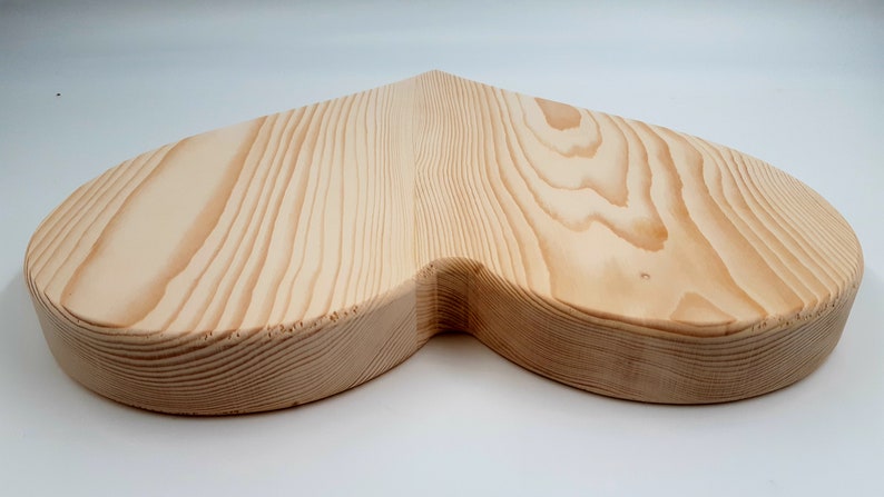 Heart Blanks - 12 Inch Wood Hearts for Crafts - Unfinished Chunky 12 ...