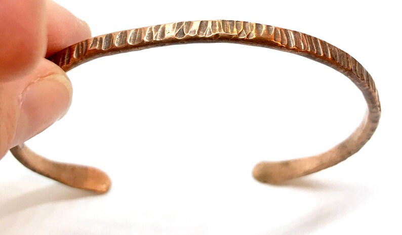 Handmade Textured Copper Cuff - Etsy