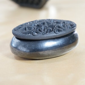 Doña Rosa Black Pottery Vintage Handmade 3-item Group, Artist Signed ...