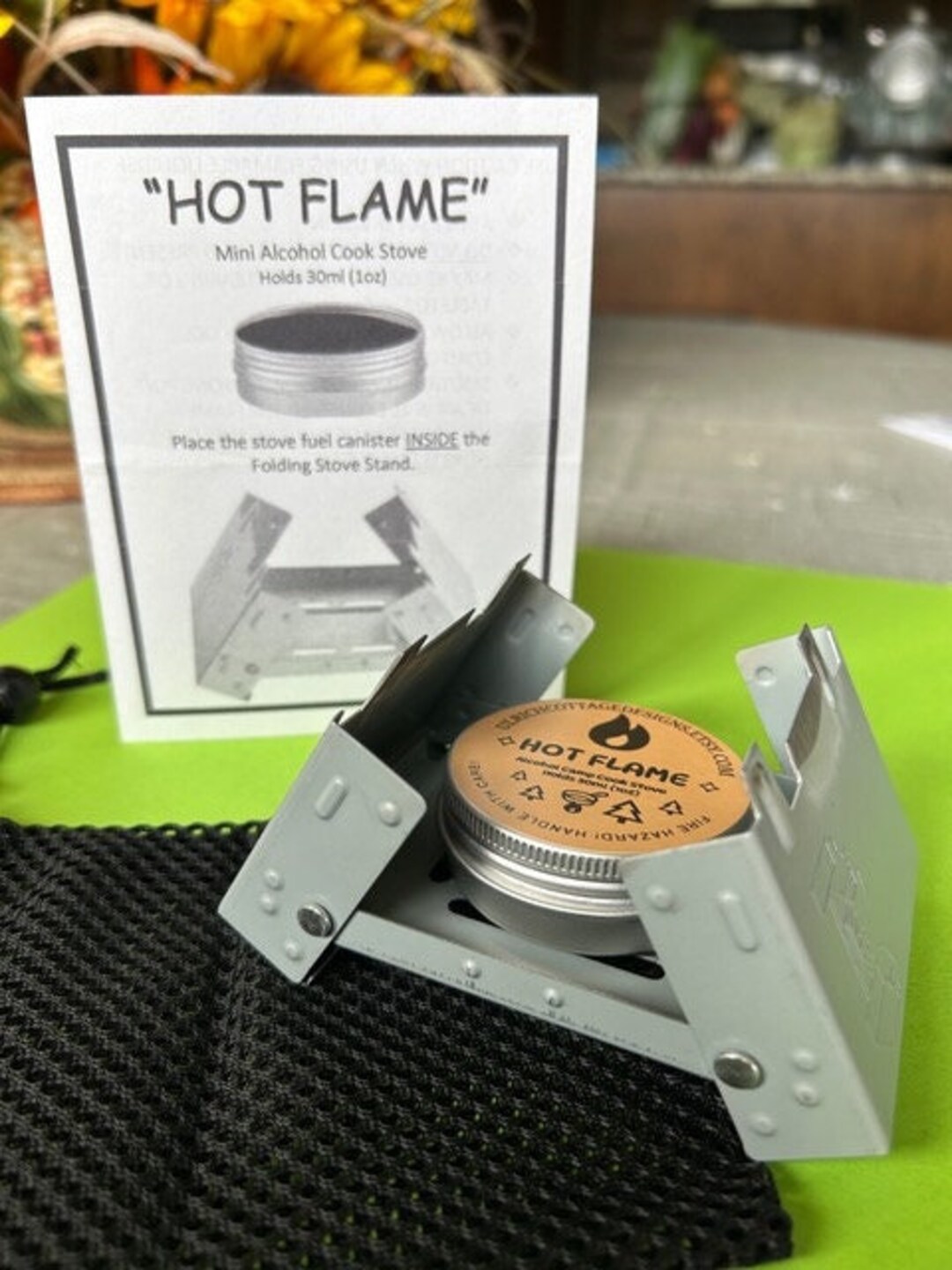 Alcohol Stove, HOT FLAME Alcohol Stove Kit, Mini Alcohol Stove, Xboil ...