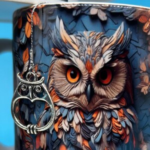 3D Owl Mug, Owl Tea Bag Clip, Owl Tea Cup, Owl Gifts, Owl Lovers, Owl ...