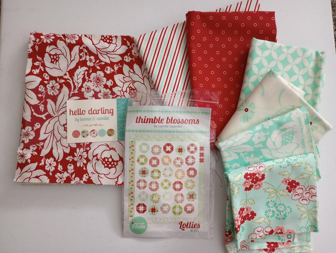 Lollies Quilt Kit, Hello Darling Fabrics by Bonnie and Camille, Moda ...