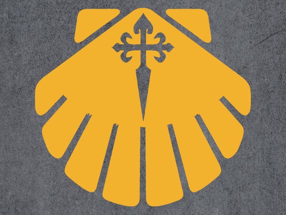 Camino De Santiago Shell Vinyl Decal Sticker Scallop St James | Etsy