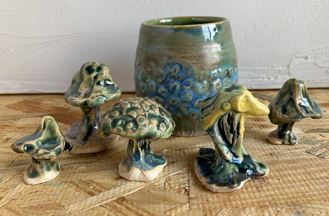 Ready to Ship, Mushroom, Sculpture, Fungus, Figurine, Creature ...