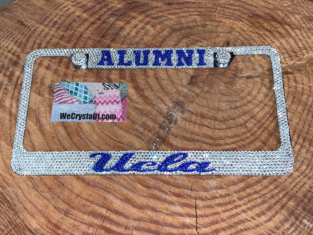 UCLA Alumni Crystal Sparkle Auto Bling Rhinestone License Plate Frame ...