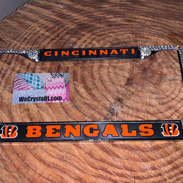 Bengals License Plate Frame - Etsy