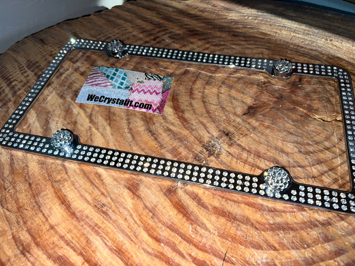 Clear Inset Stones Crystal Sparkle Auto Bling Rhinestone - Etsy