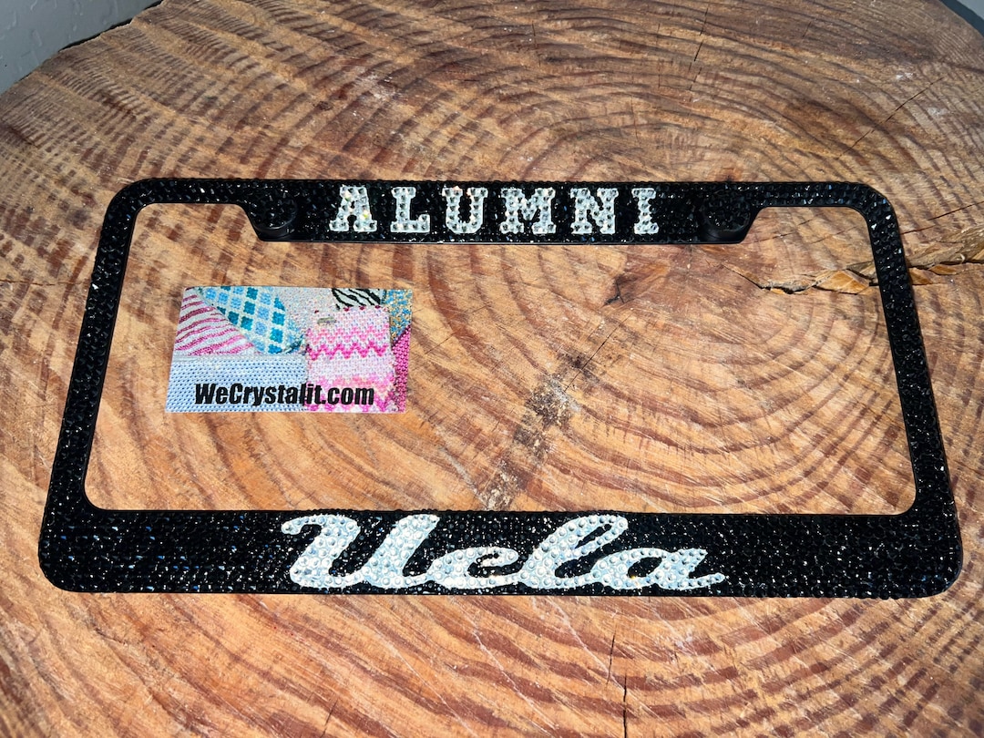 UCLA Alumni Crystal Sparkle Auto Bling Rhinestone License Plate Frame ...